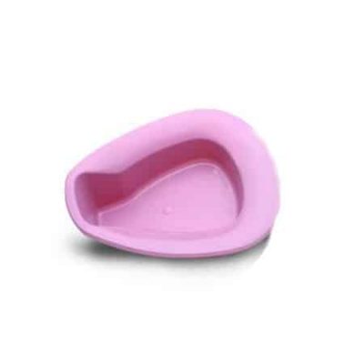 Stackable Disposable Bedpan Mauve 2 Quart